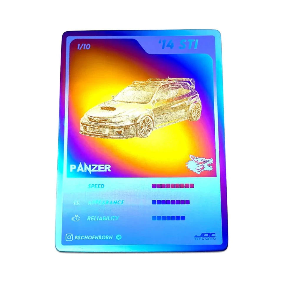 Titanium Custom Trading Cards – 85mphclub